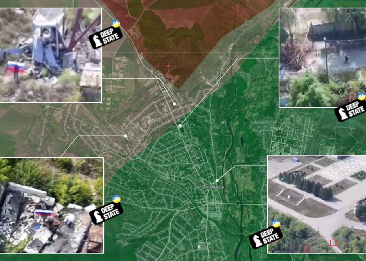 DeepState прокоментував російське "флаг-шоу" у Куп'янську - Korrespondent.net