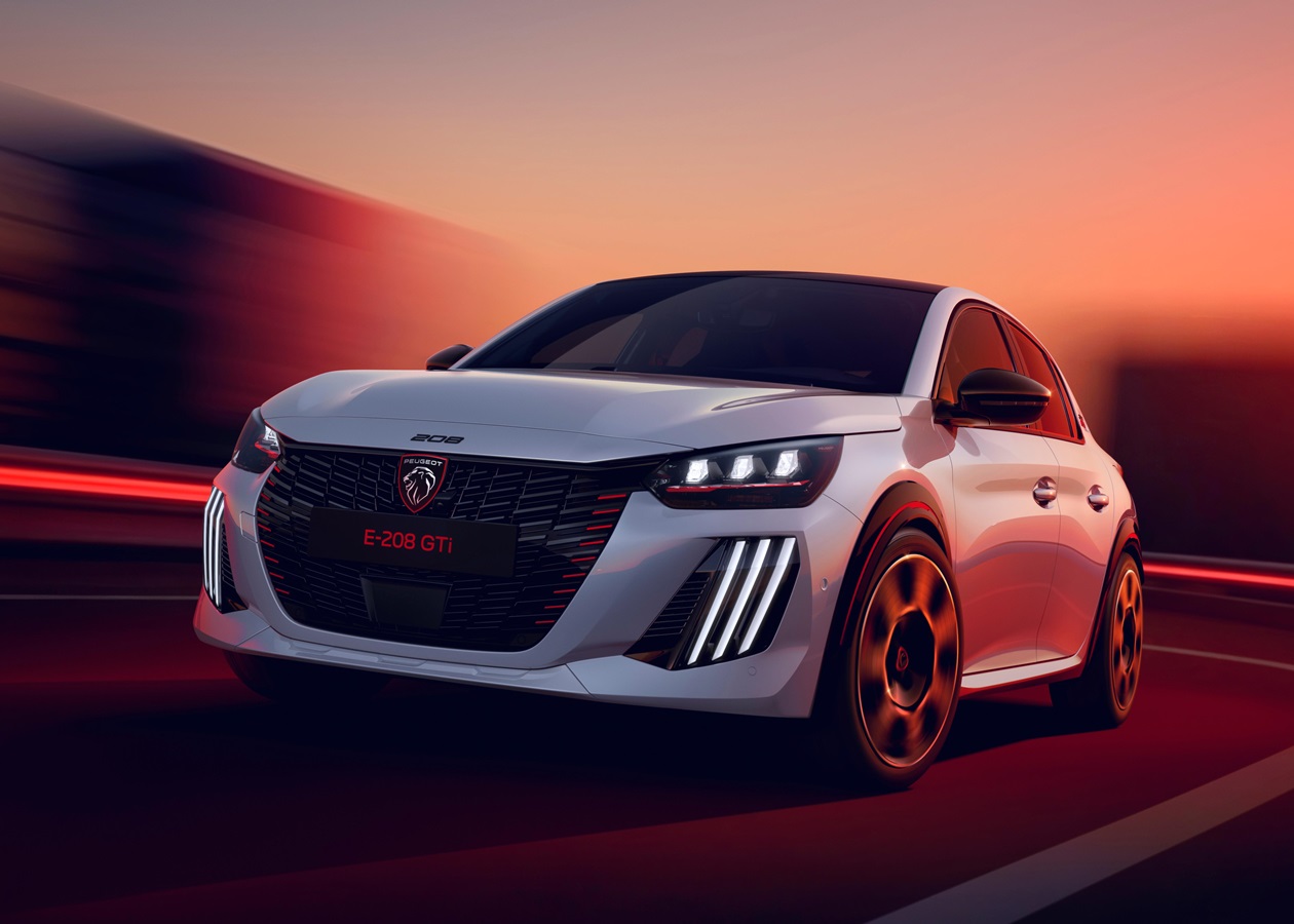 Peugeot показала серійний електричний хот-хетч E-208 GTi ...